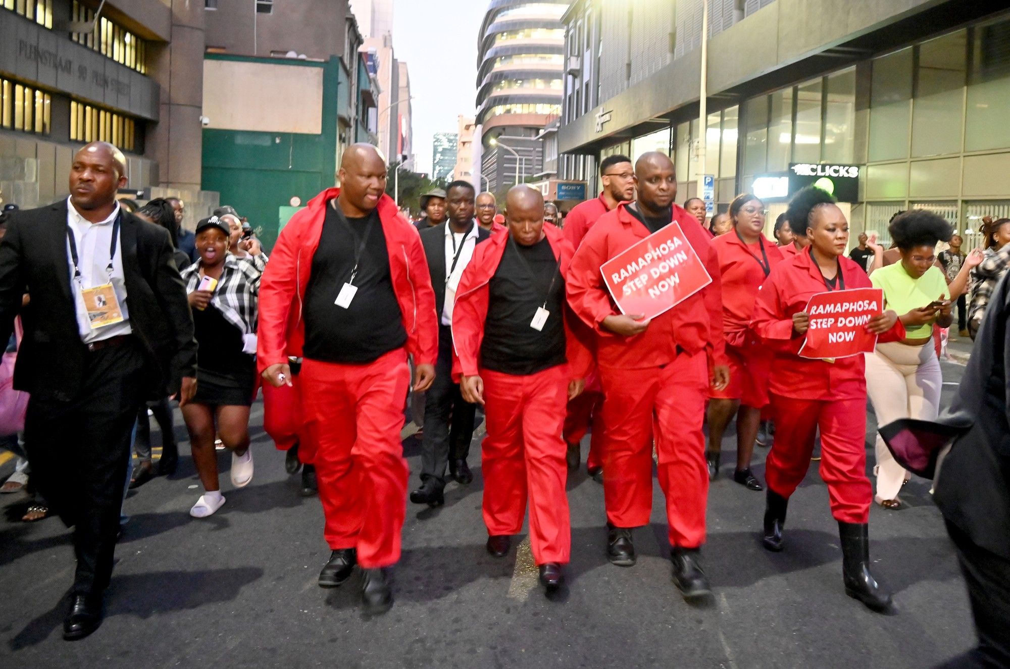 Malema and five EFF MPs barred from 2024 SONA