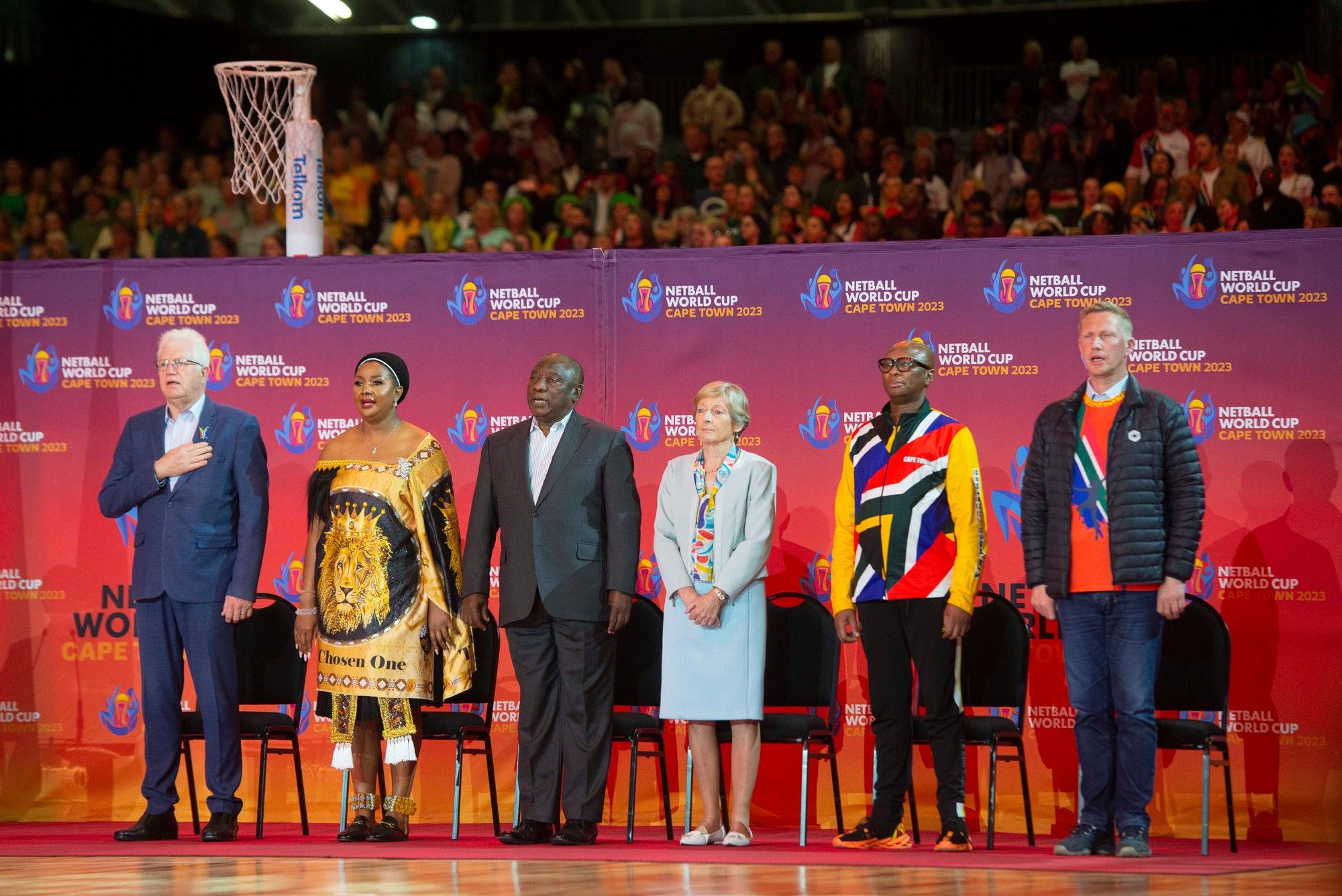WATCH: President Cyril Ramaphosa lives his best life at Netball World ...