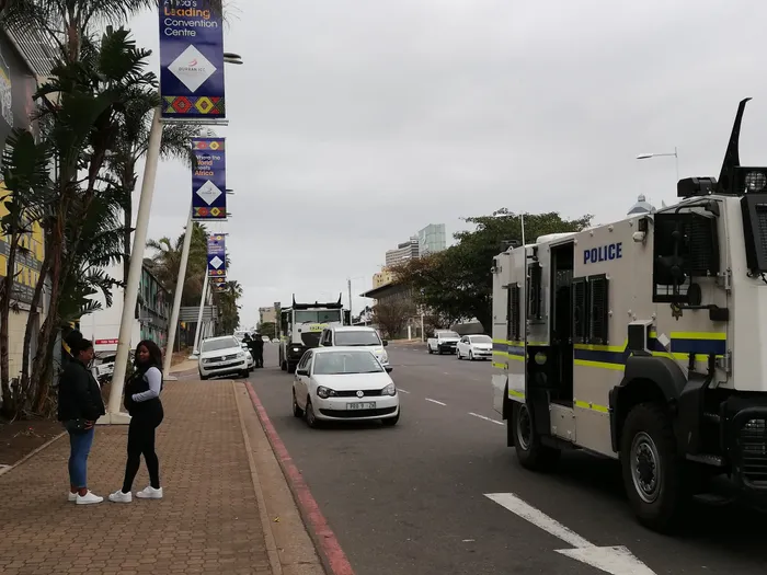 Durban CBD protest action fake news, say police