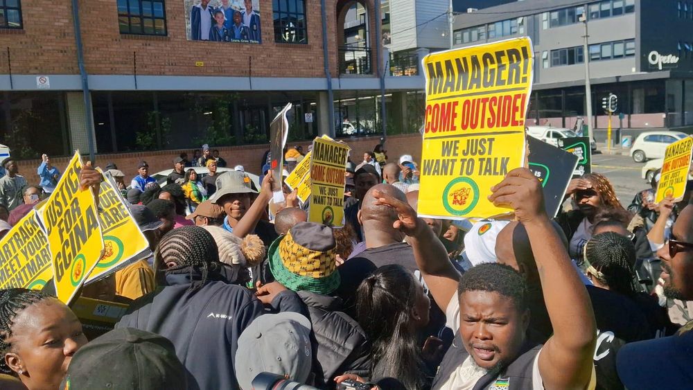 Protest erupts outside Cartrack Rosebank offices over Gcina Dhladhla's ...