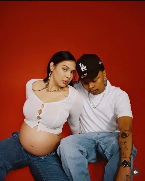 Rapper A-Reece and his girlfriend Rickelle Jones are pregnant