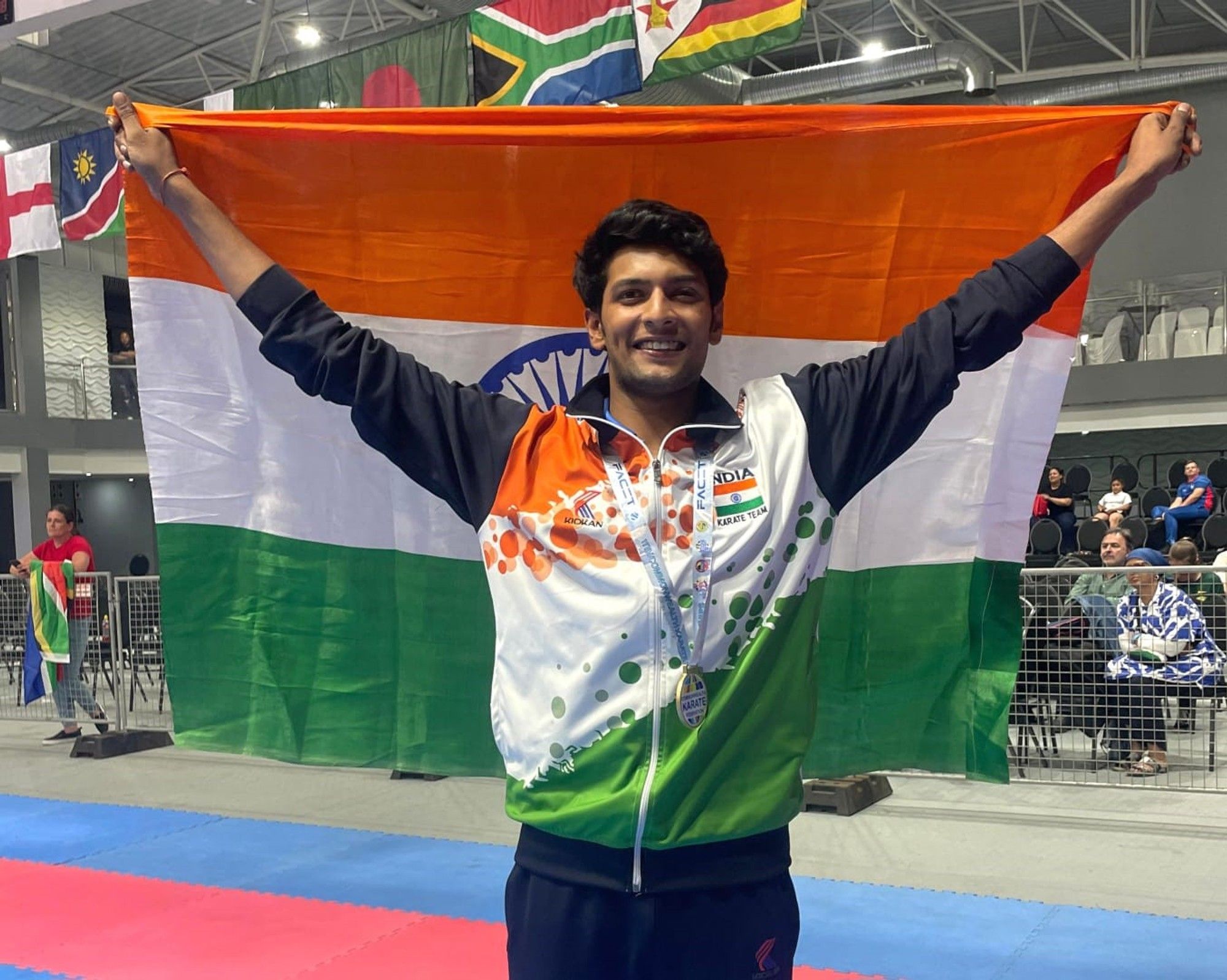 India’s Pranay Sharma triumphs with triple gold at Commonwealth Karate ...