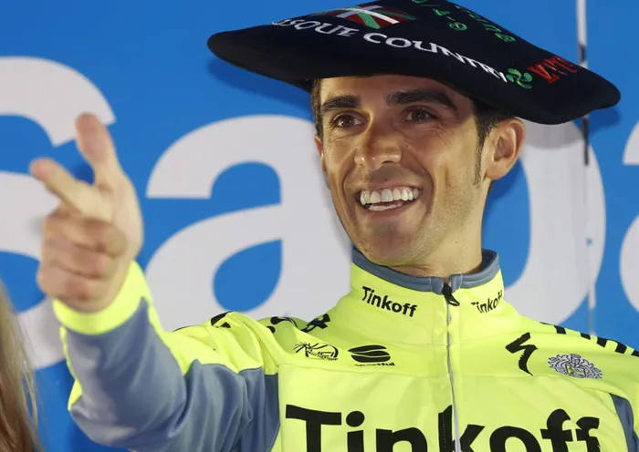 Contador takes note of his messages