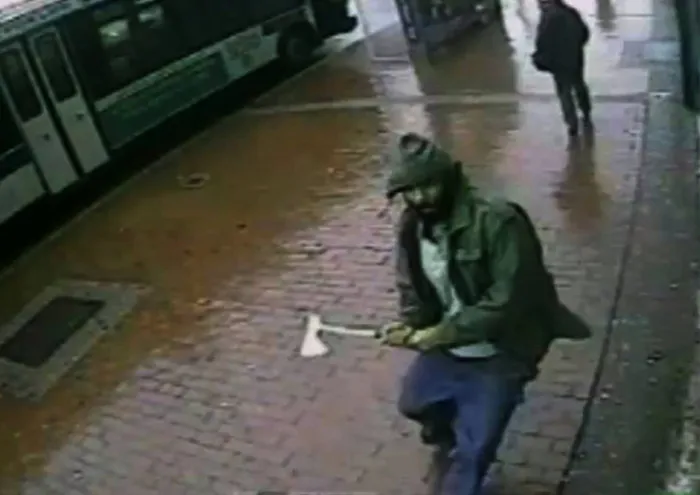 New York cops wounded in hatchet attack