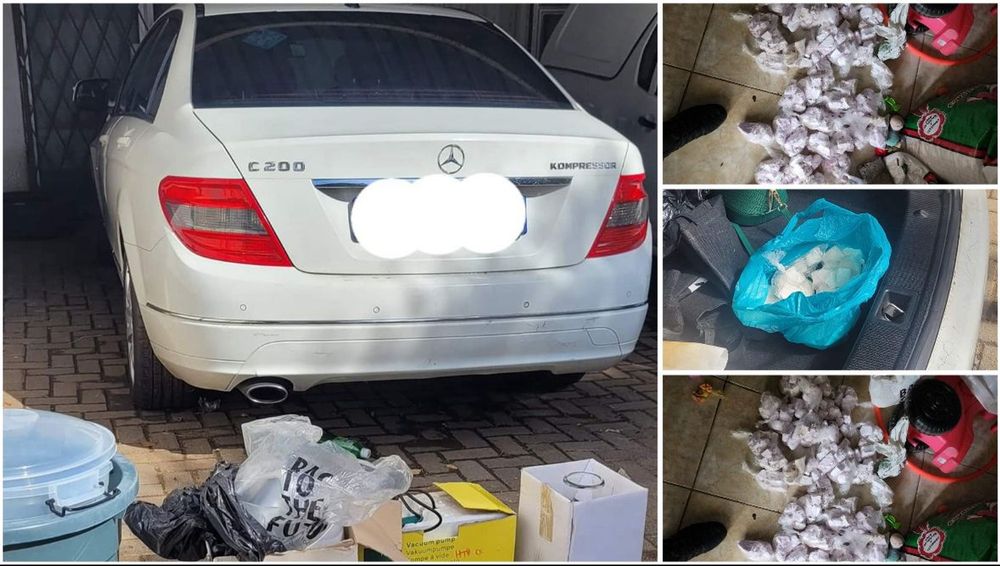 Woman, driving a Mercedes Benz, arrested in Joburg as police find drugs ...