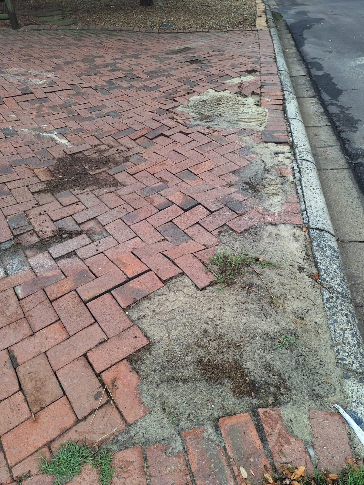 Water leak in Edgemead wrecks driveway