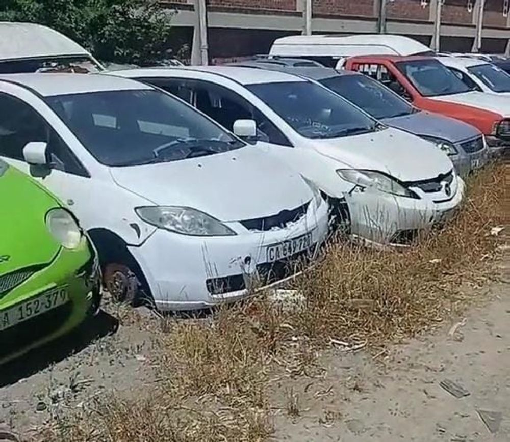 Motorist seeks answers over vandalised, stripped cars at the police ...
