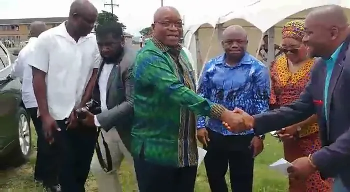WATCH: Zuma receives rousing welcome at Nkandla Christmas party