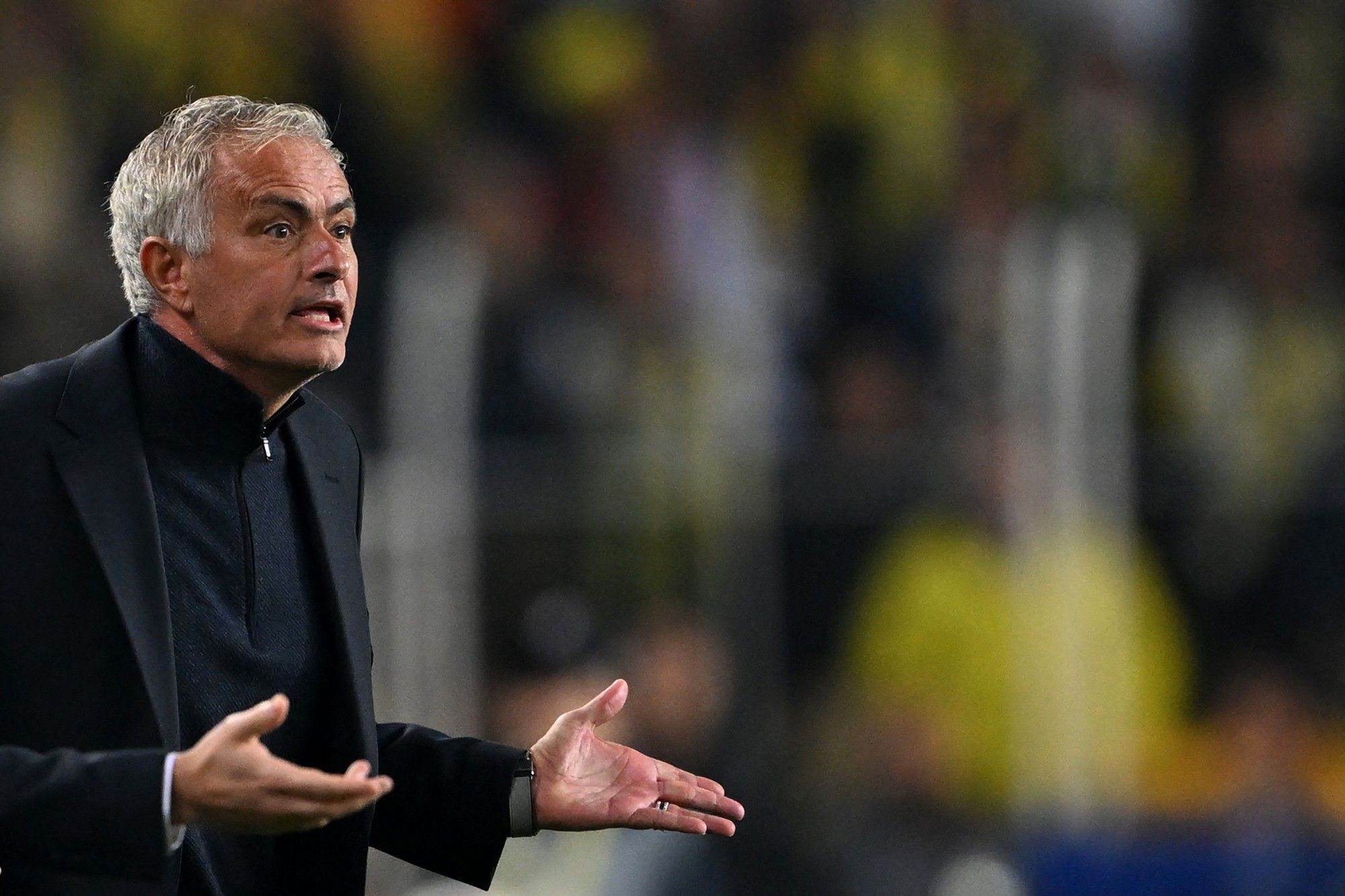 WATCH: Jose Mourinho's does hilarious knee slide before going on ...