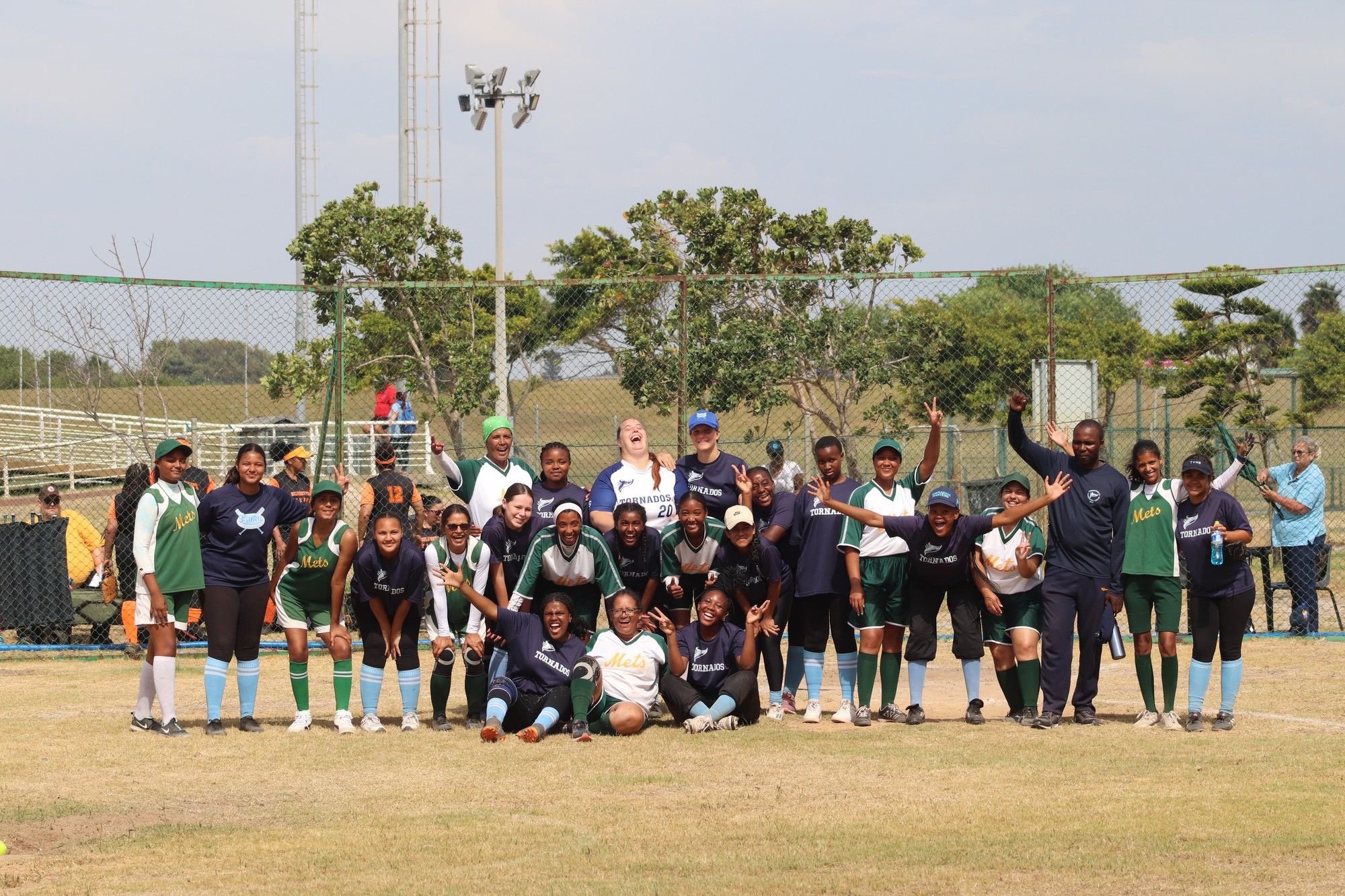 Women’s softball action at Turfhall