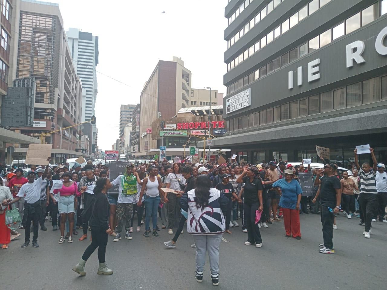 Justice for 7-year-old Cwecwe: Activists take to Pretoria streets ...