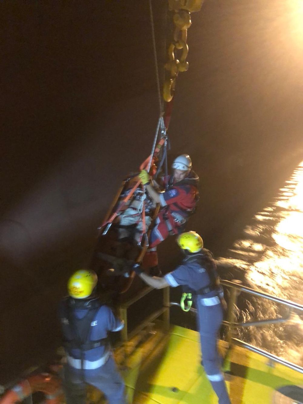 PICS: NSRI rushes sick Russian sailor to Durban hospital