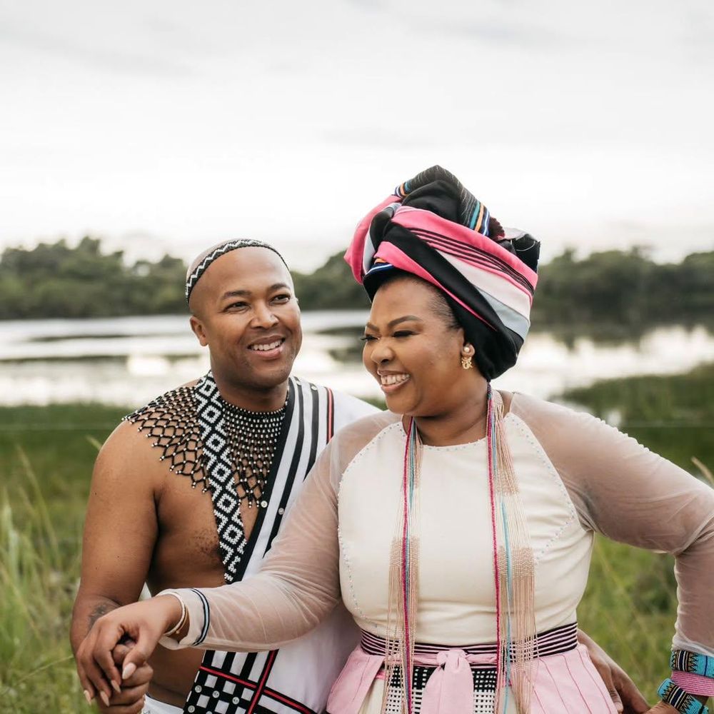 Anele and Bonelela Mgudlwa celebrate one year of marriage with touching ...