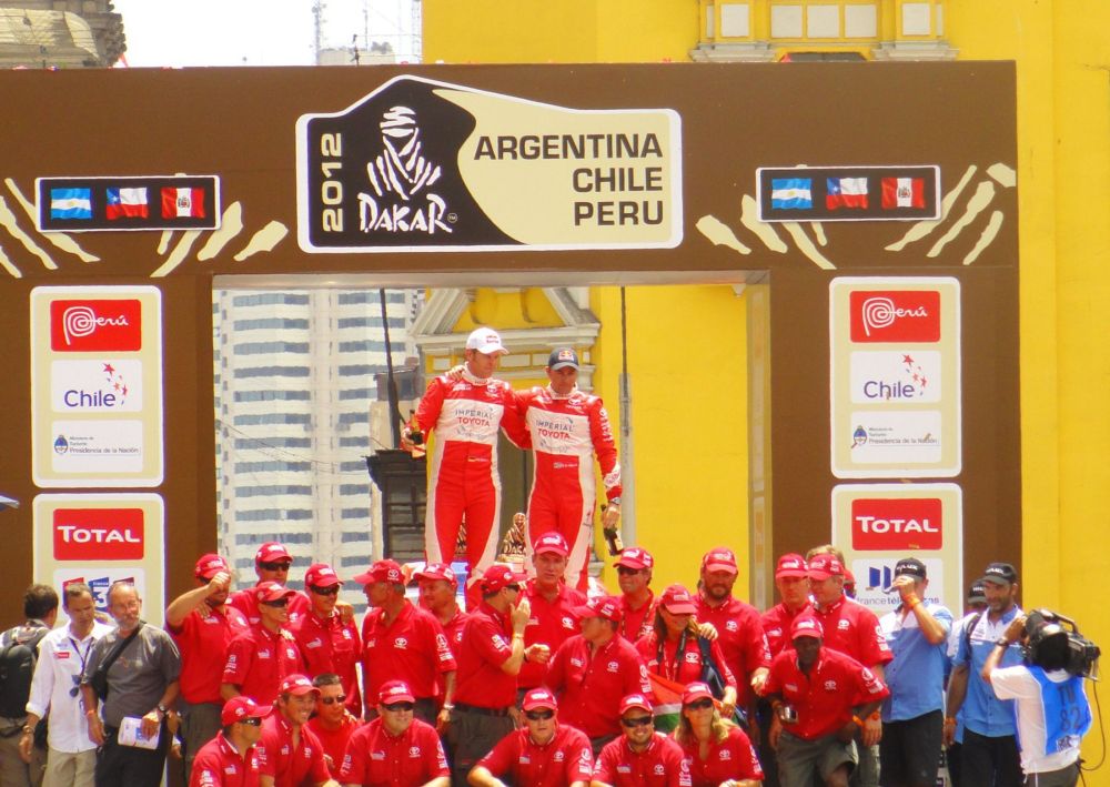 Dakar live: Giniel takes Dakar podium
