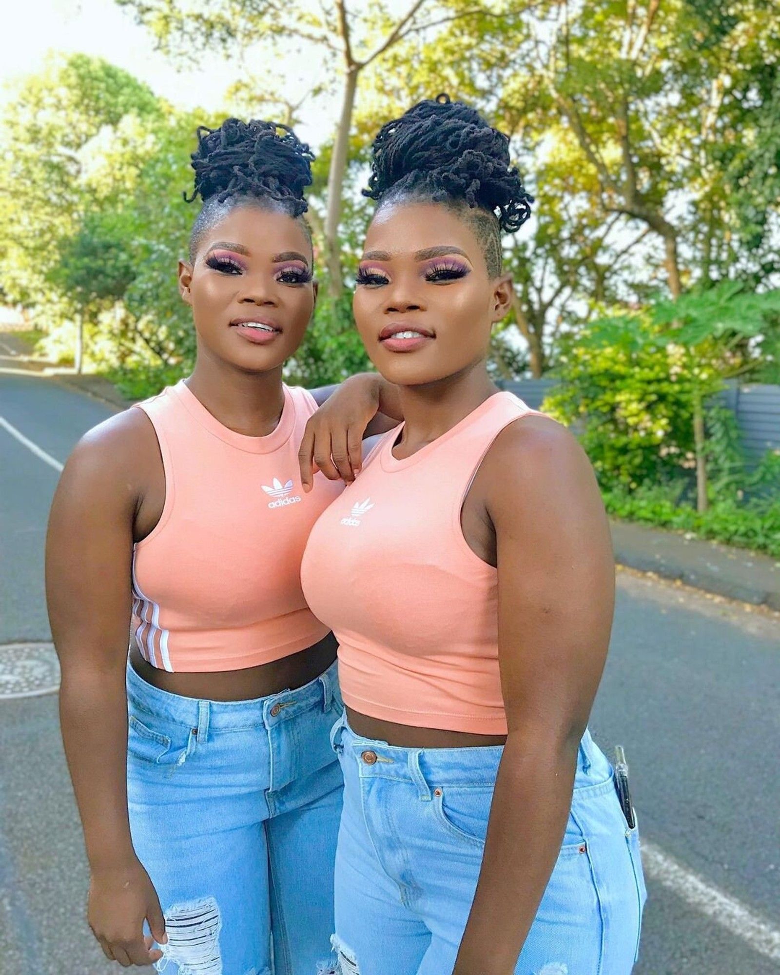 LOOK: Qwabe twins get tongues wagging with wedding snaps