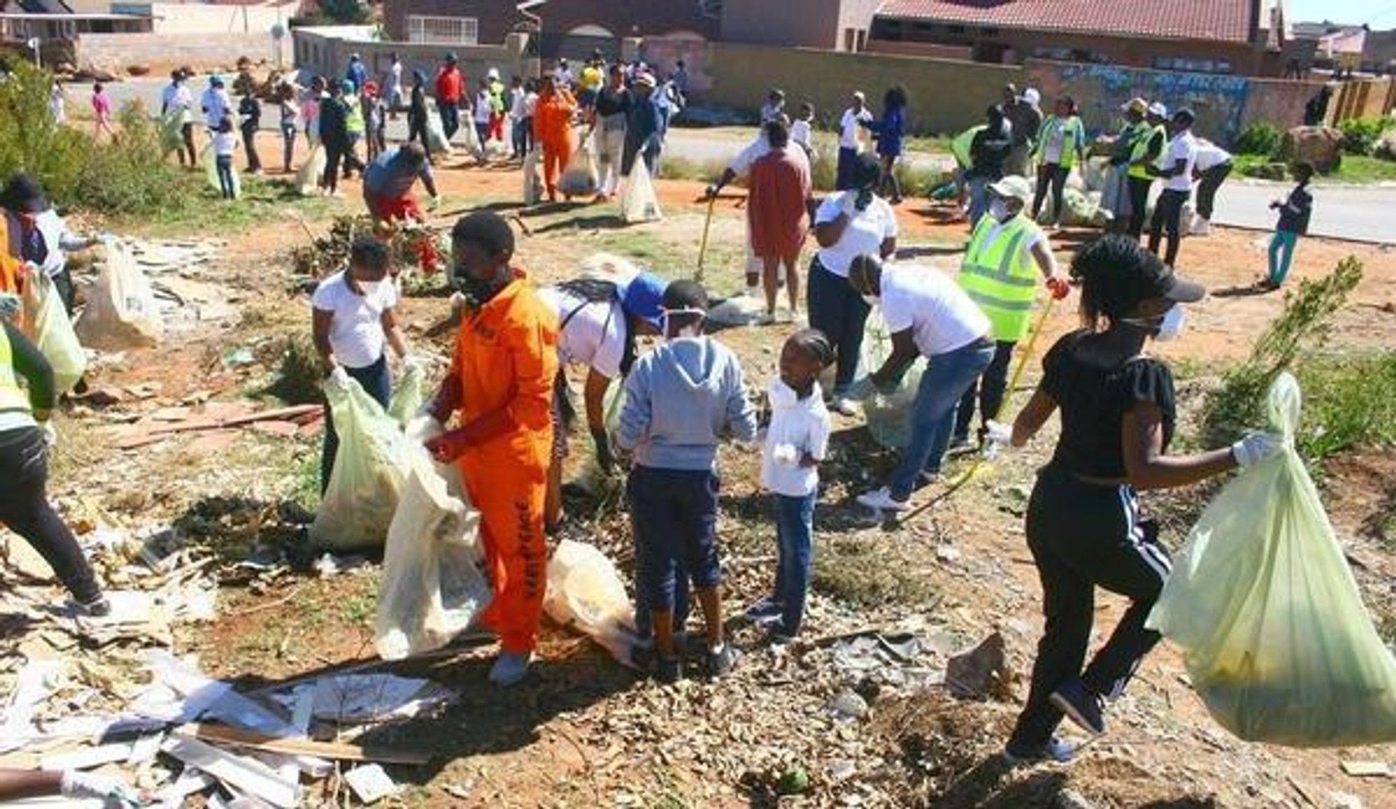 Volunteers hold regular clean-up campaigns, partnering with communities