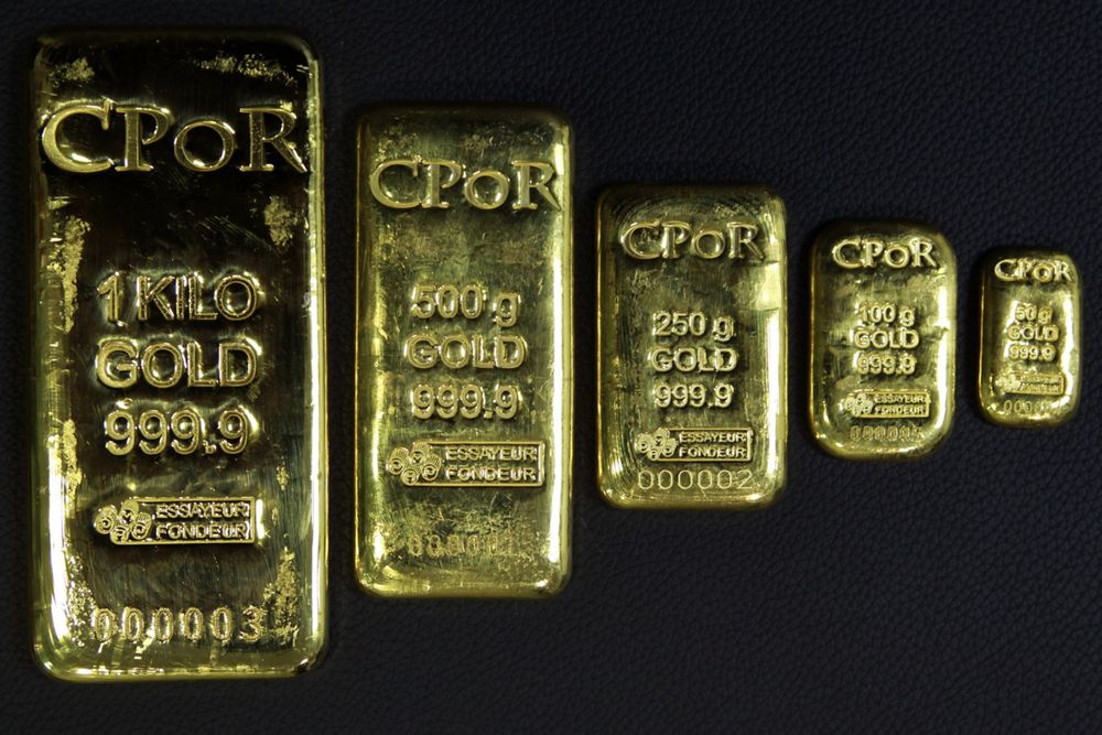 Gold hits two-month low