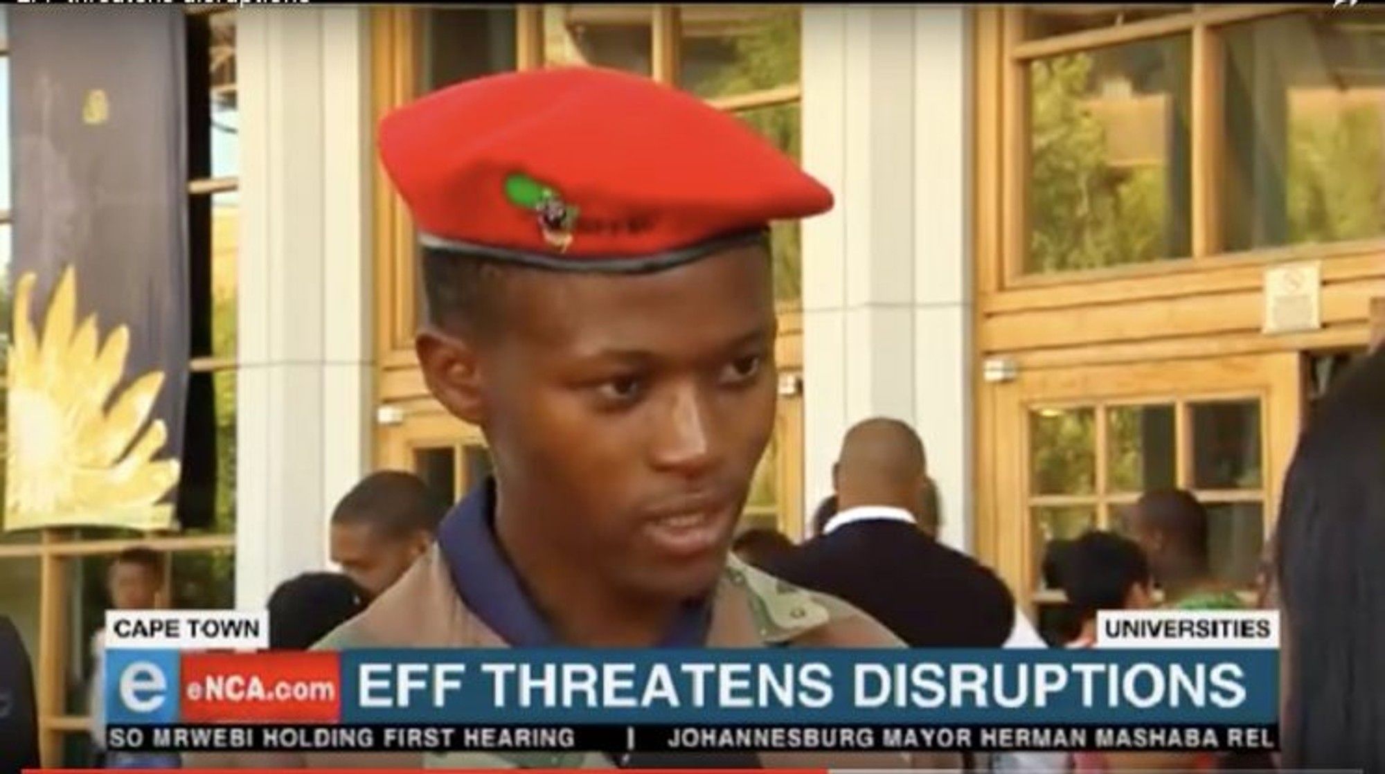 SANDF hails arrest of UWC student for wearing military attire on TV