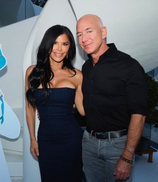 WATCH: Jeff Bezos face-plants while greeting fiancée after historic ...