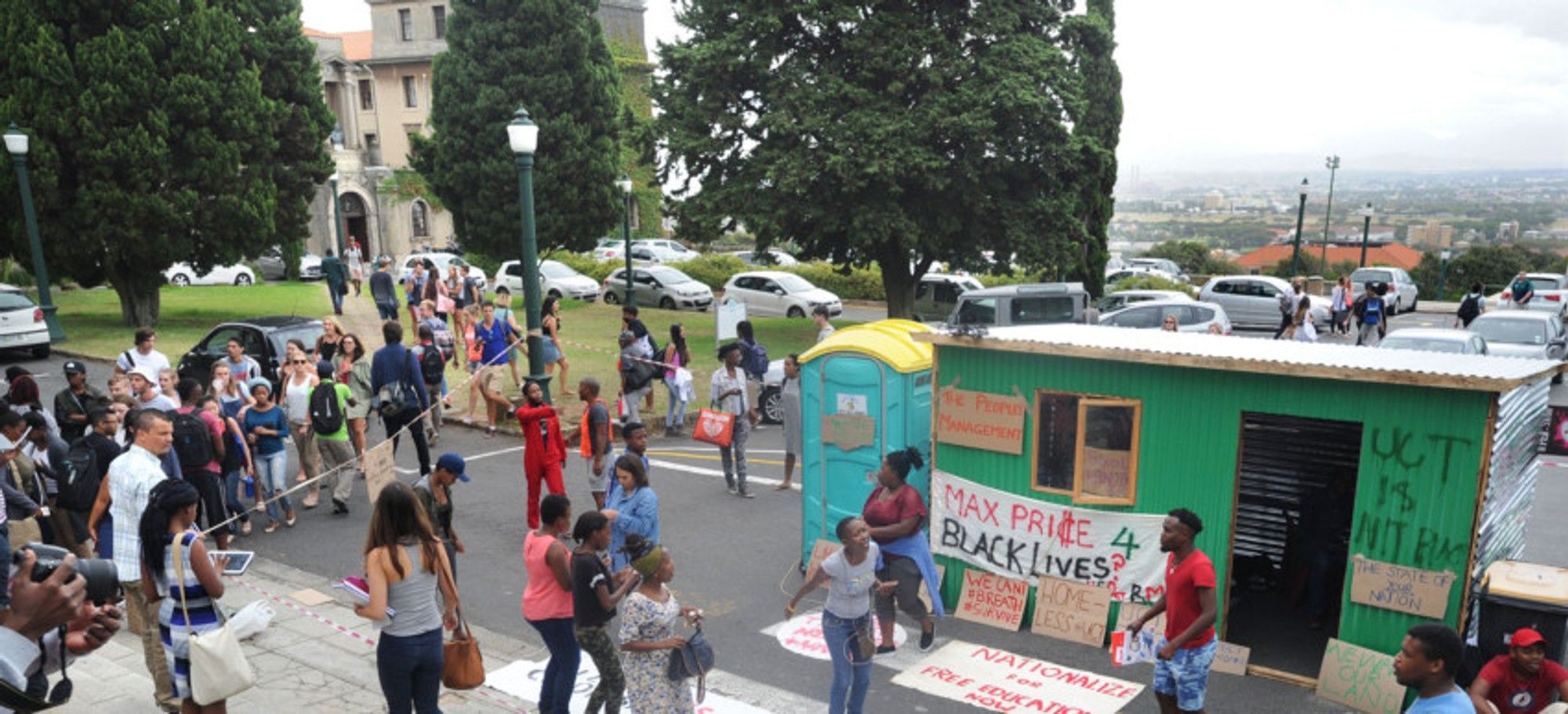 #Shackville highlights UCT housing issue