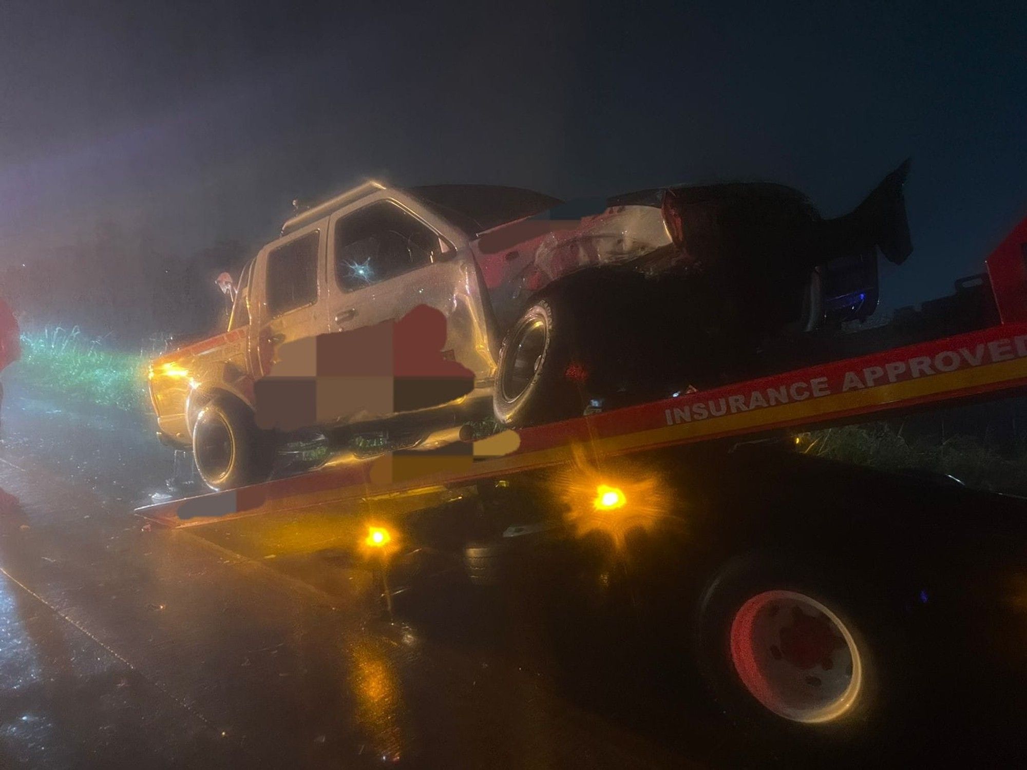 Tow truck operator fighting for his life after car crashes into him at ...
