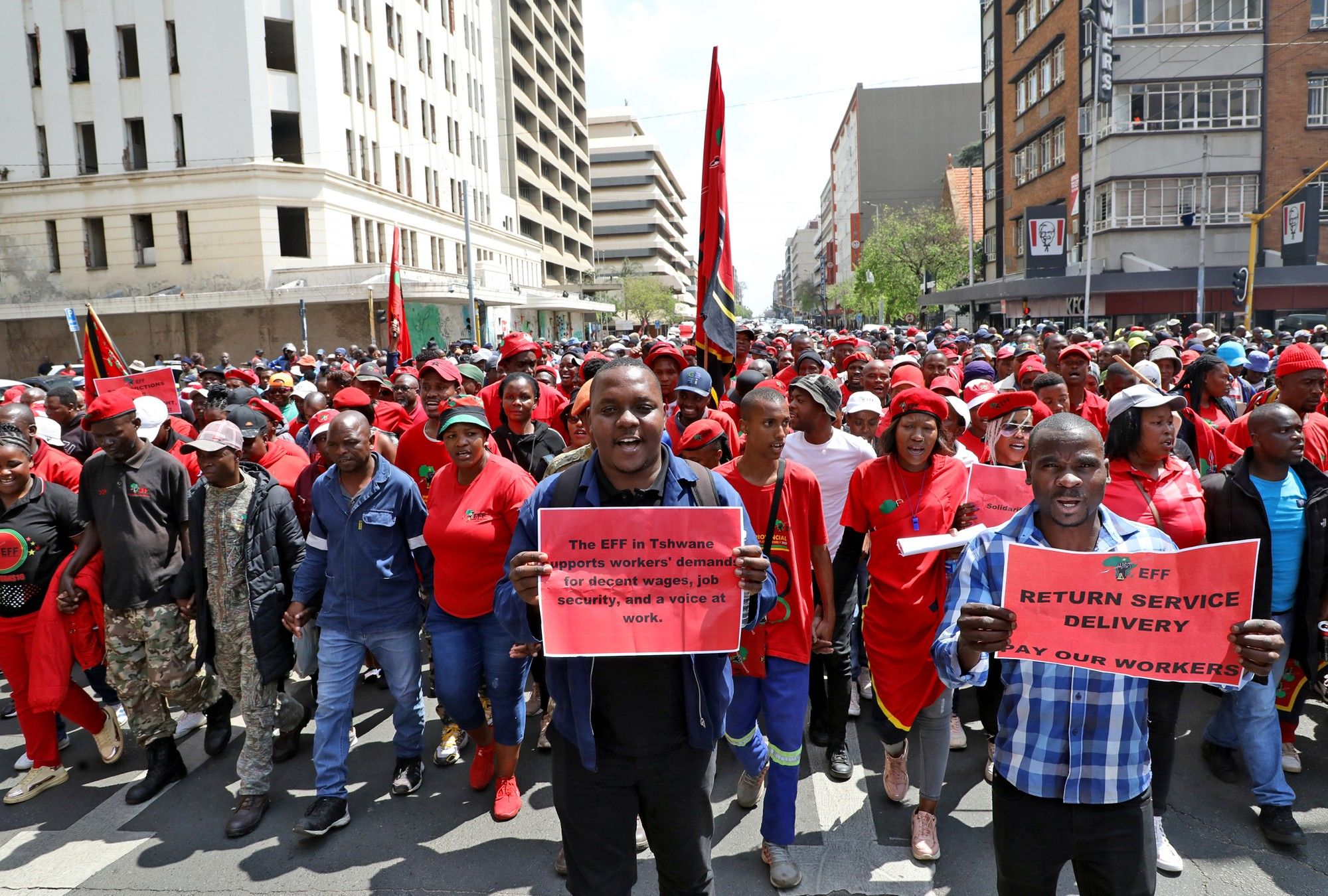 EFF intensifies call for Tshwane to reinstate more than 120 municipal ...