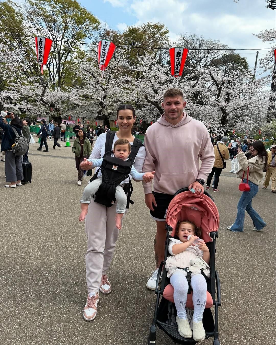 Springbok's Malcolm Marx takes a break: family fun and cherry blossoms ...