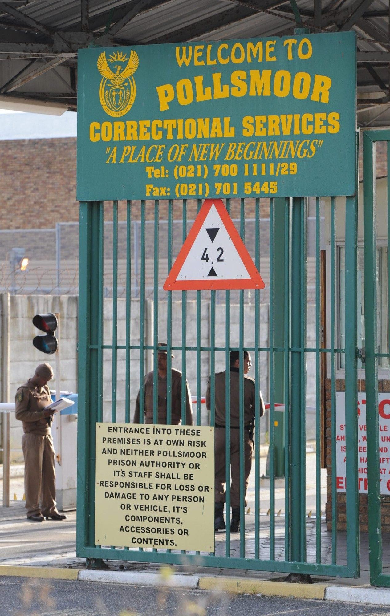 6 inmates escape from Pollsmoor