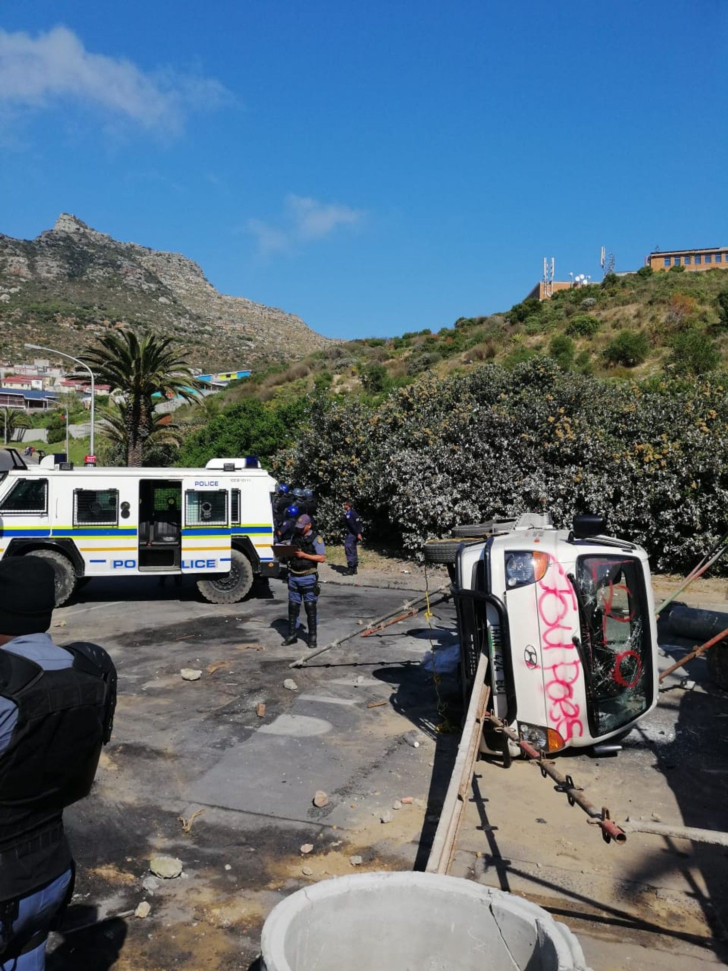 PICS: Five MyCiTi stops closed in Hout Bay due to protests