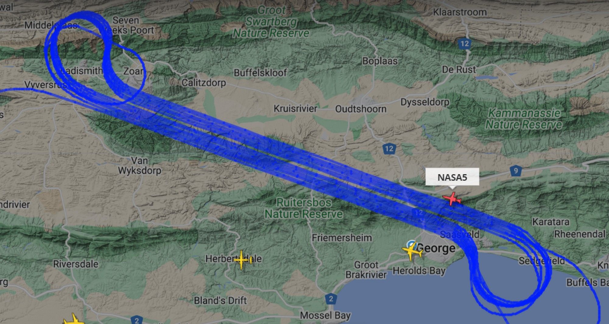 Nasa aircraft in sky to study the Western Cape’s biodiversity