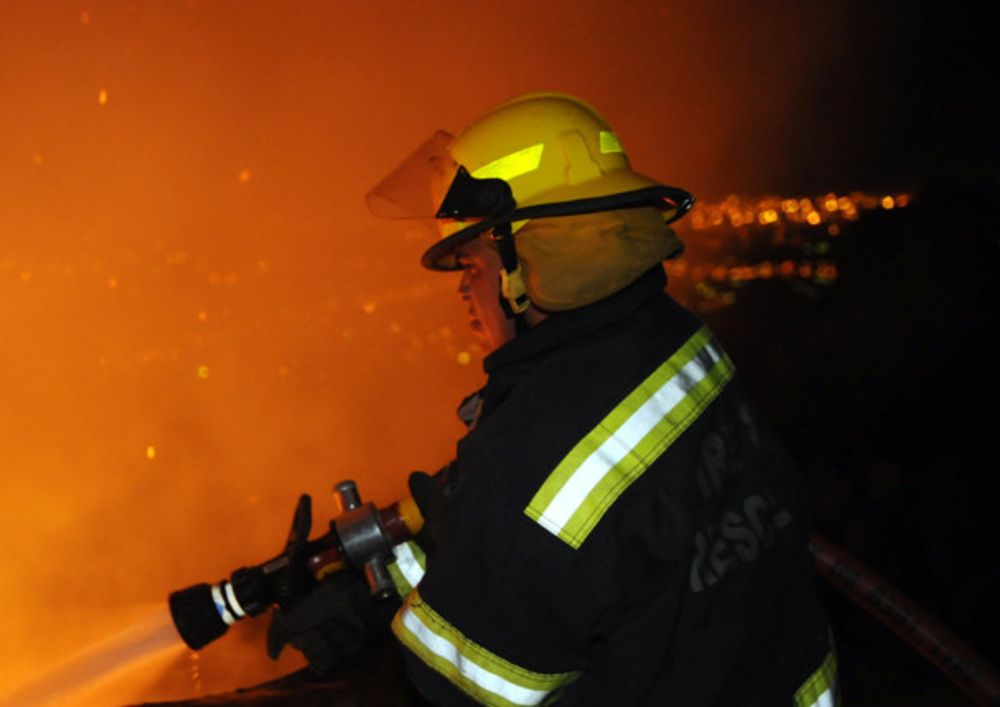 Russian base engulfed by flames