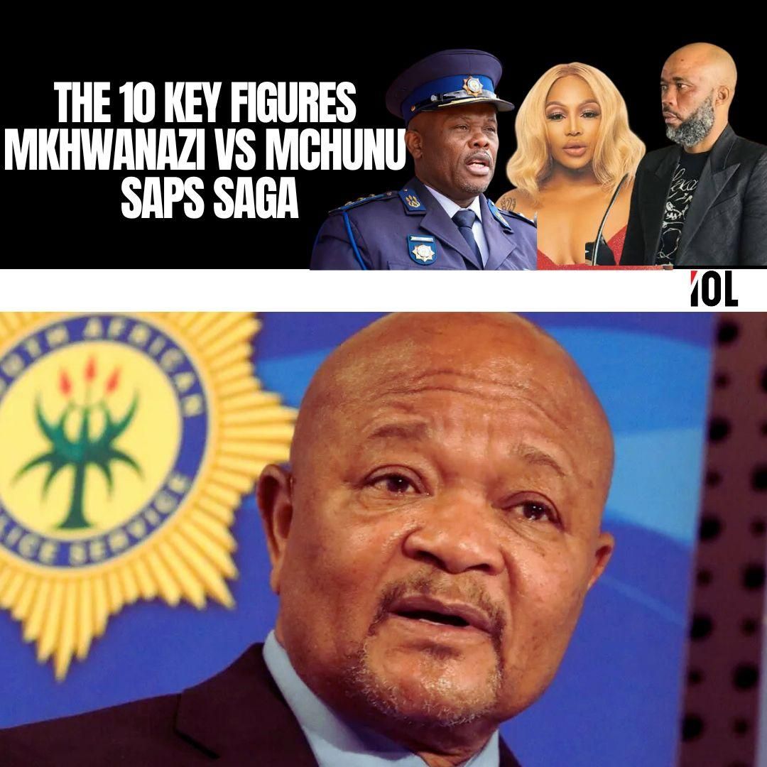 The 10 key figures at the centre of the explosive Mchunu vs Mkhwanazi SAPS saga