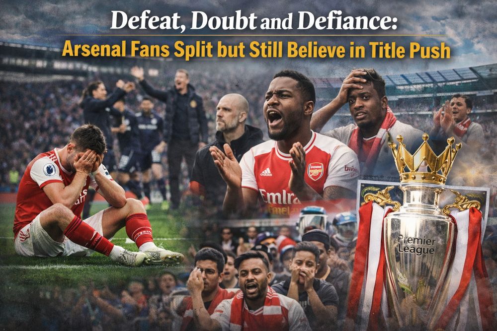 Defeat, Doubt and Defiance: Arsenal Fans Split but Still Believe in ...