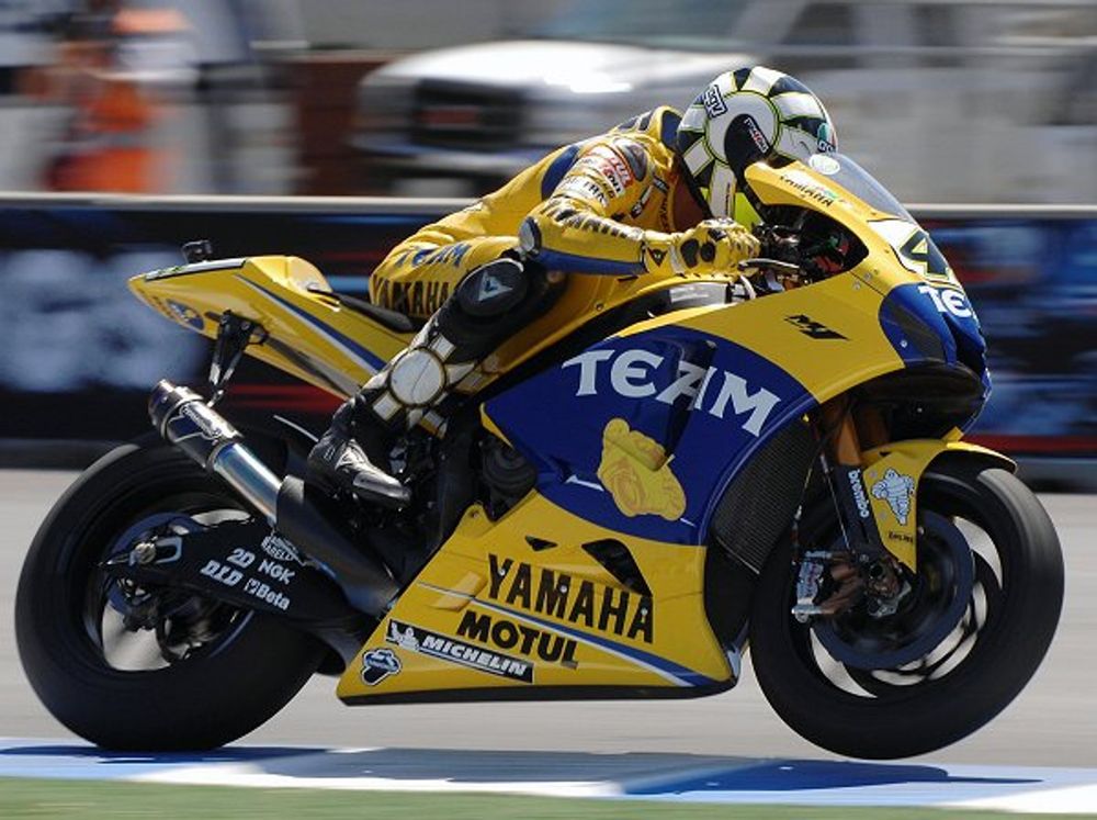 Rossi on the charge at Brno