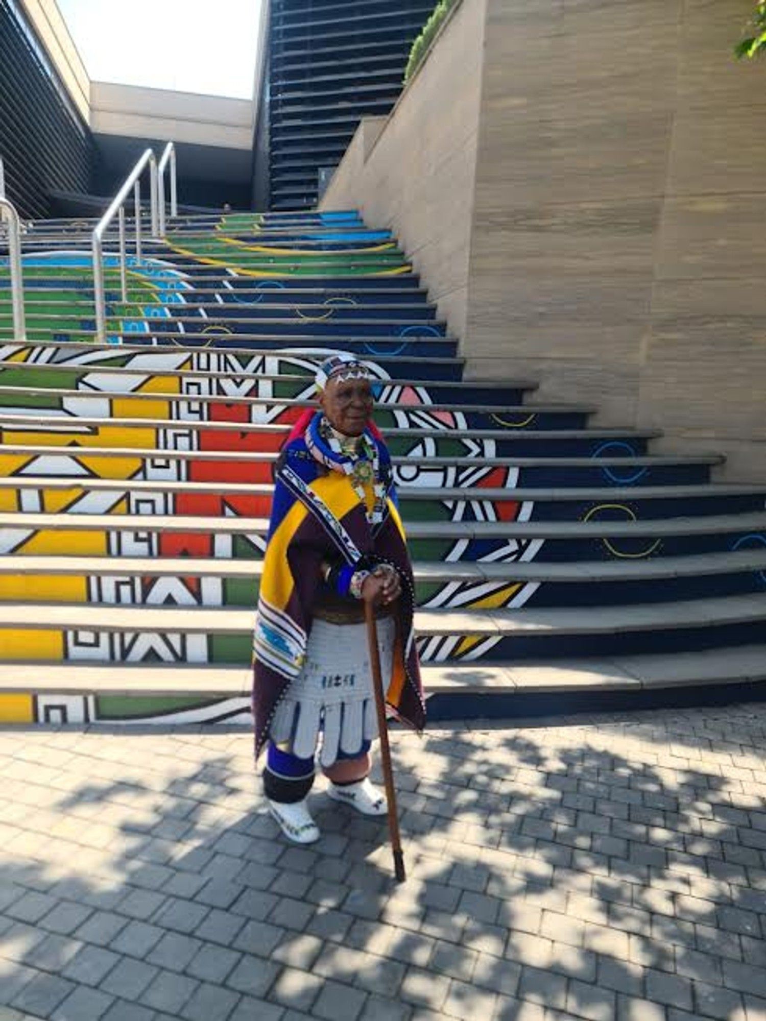 SA’s first Ndebele mural unveiled, honouring Dr Esther Mahlangu