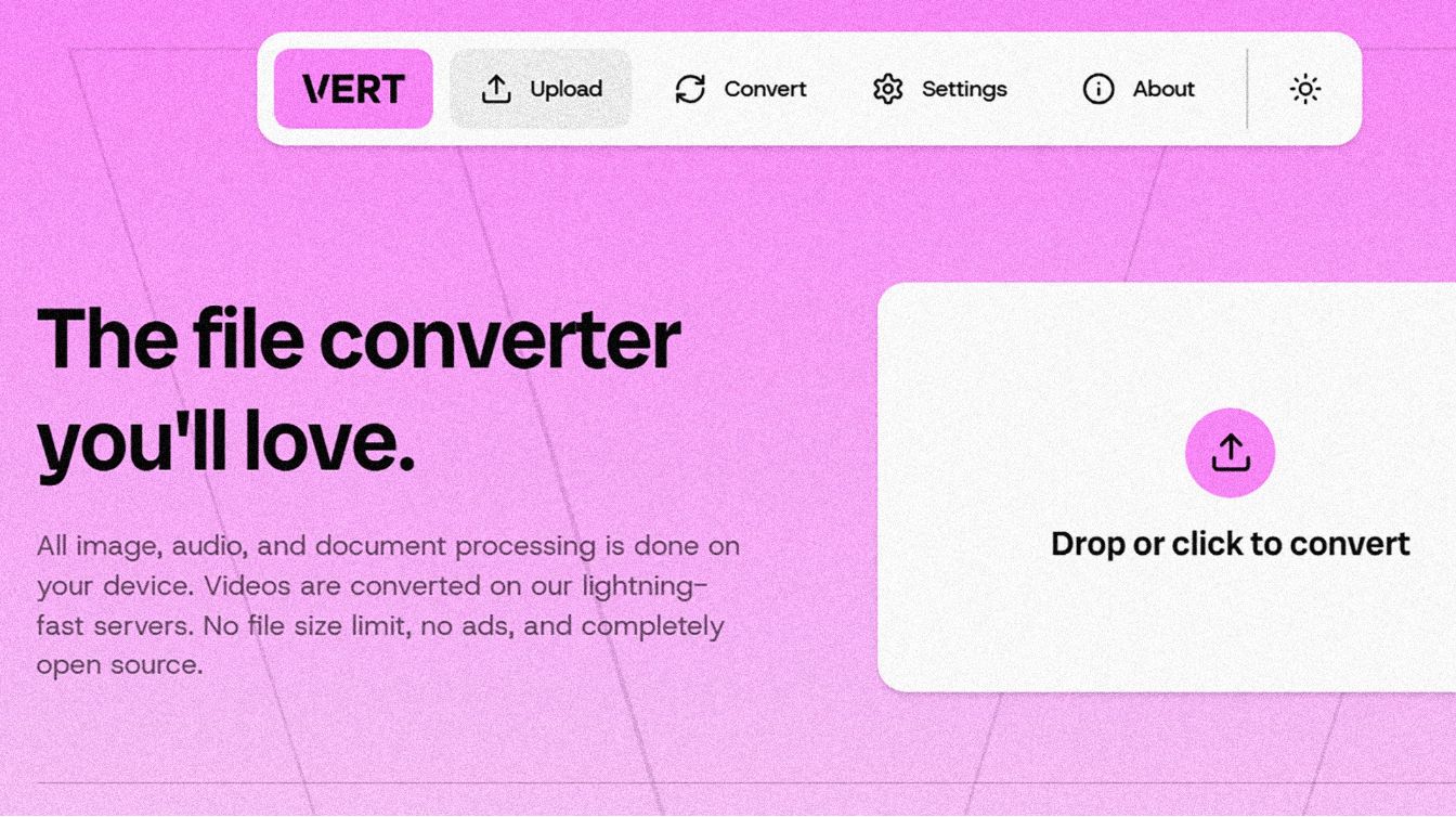 Transform your files effortlessly with Vert: The ultimate conversion tool