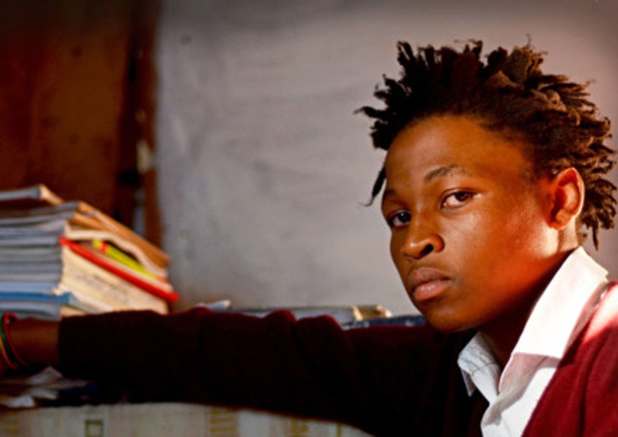 Rasta pupil returns to school