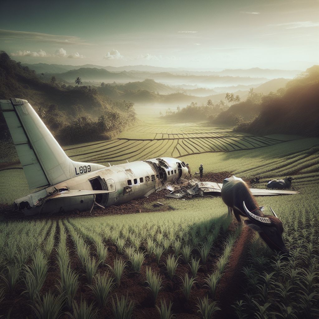 Fatal Philippines plane crash: Four dead after aircraft hits buffalo
