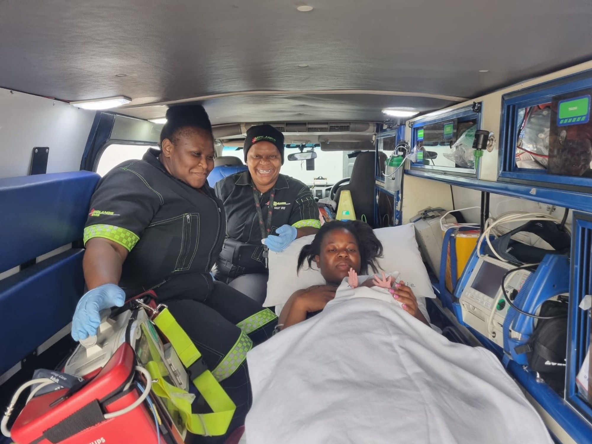 Midlands EMS delivers baby girl in ambulance on Day of Reconciliation