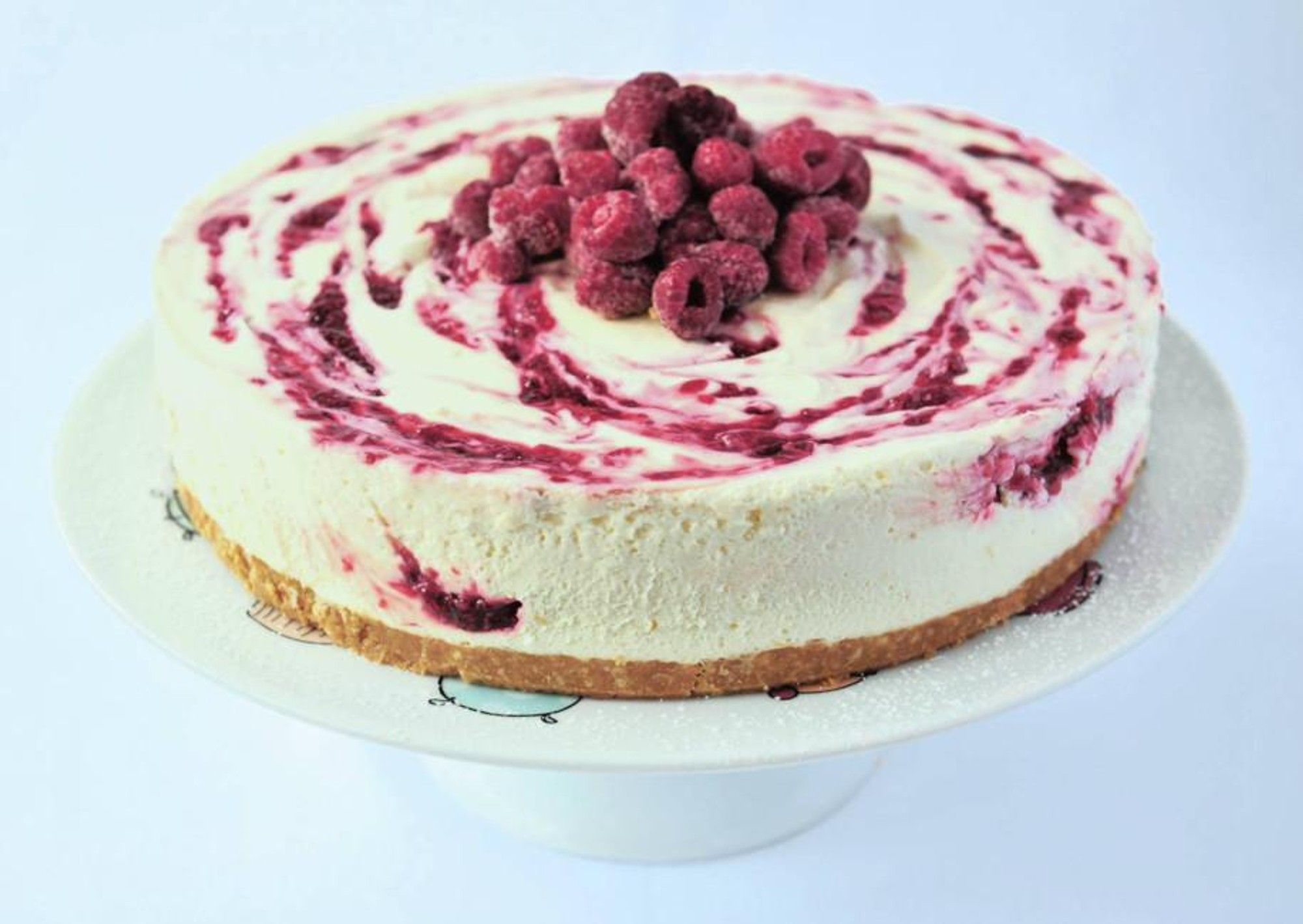 How to make a Raspberry Ripple Cheesecake
