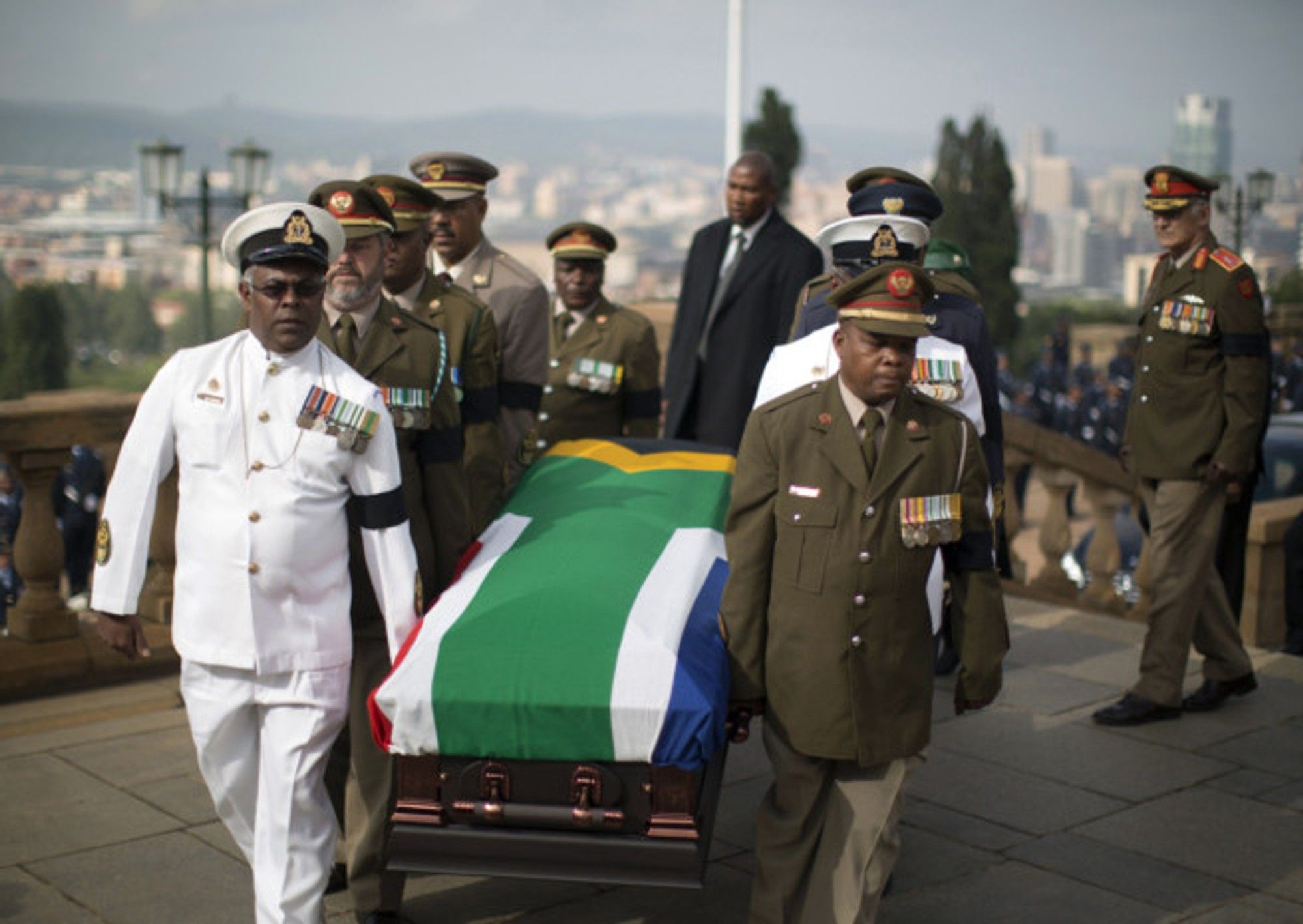 Pomp and ceremony of a state funeral
