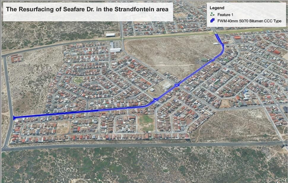 City begins road resurfacing in Strandfontein and Pelican Heights