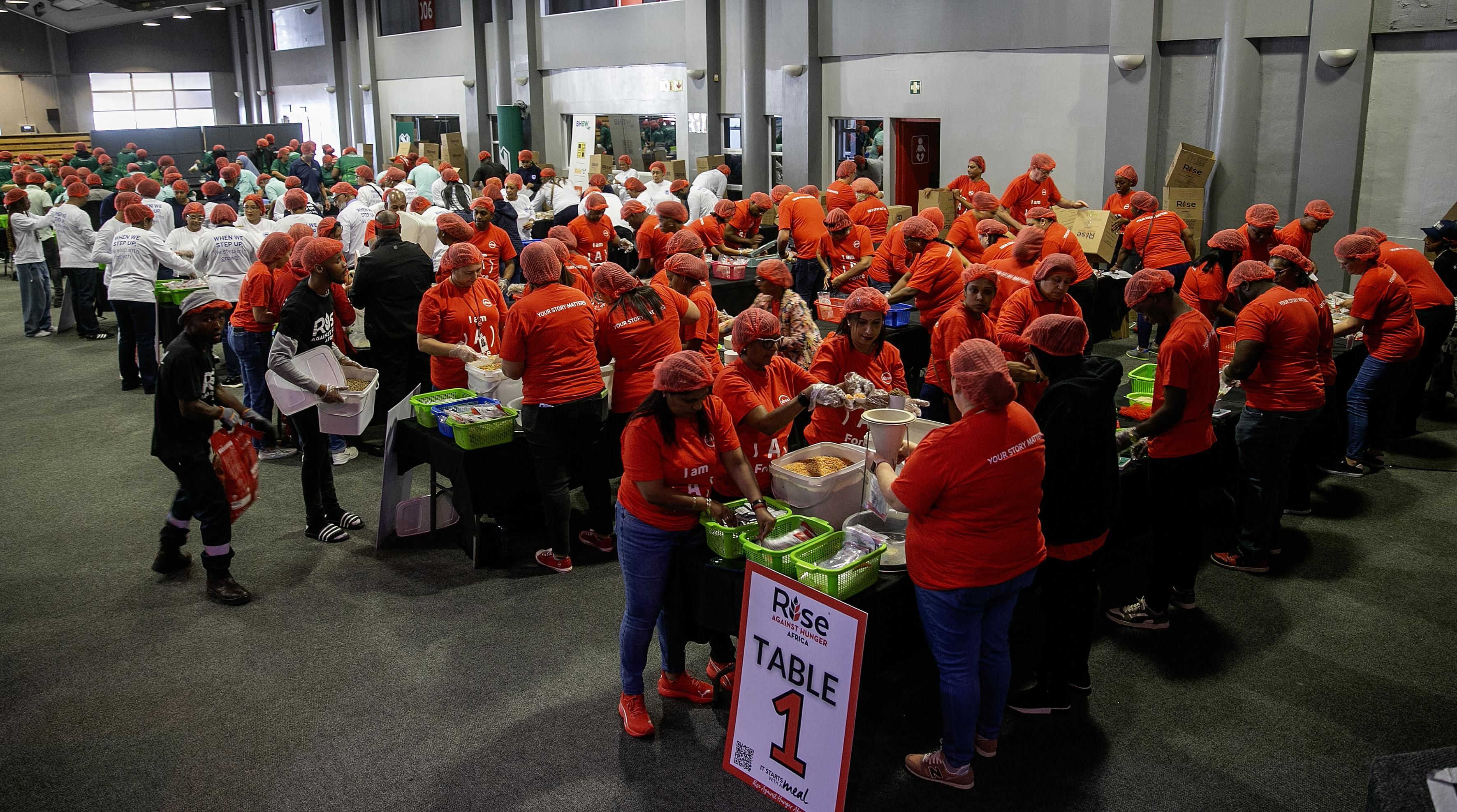 Rise Against Hunger's campaign to pack 2. 5 million meals