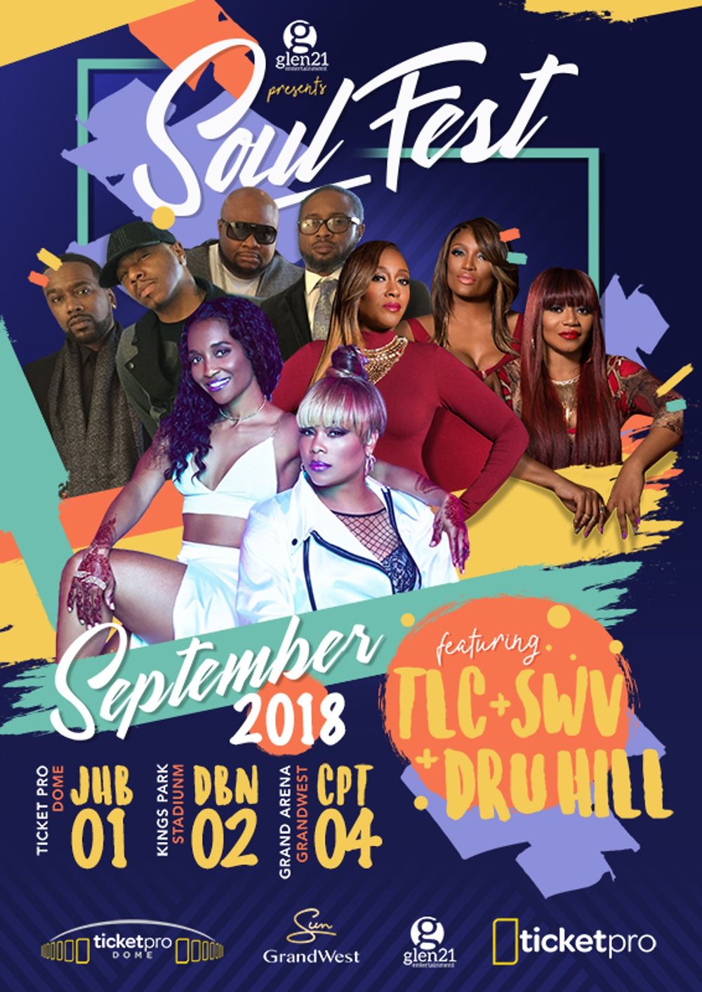 SWV, TLC and Dru Hill wow SA fans at 'Soul Fest'