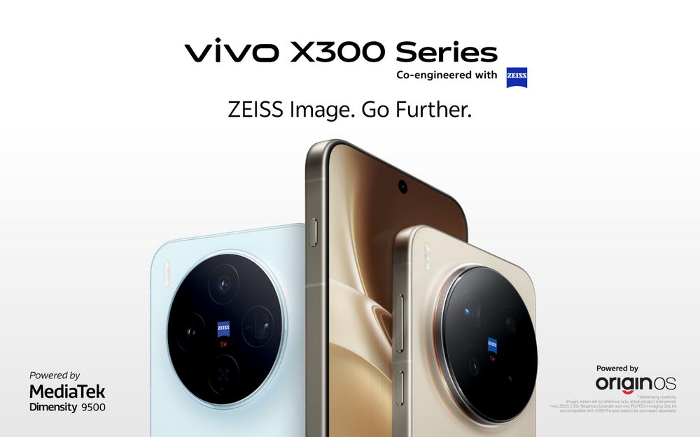 vivo X300 series debuts with 200 MP ZEISS Ultra-Clear Imaging to ...