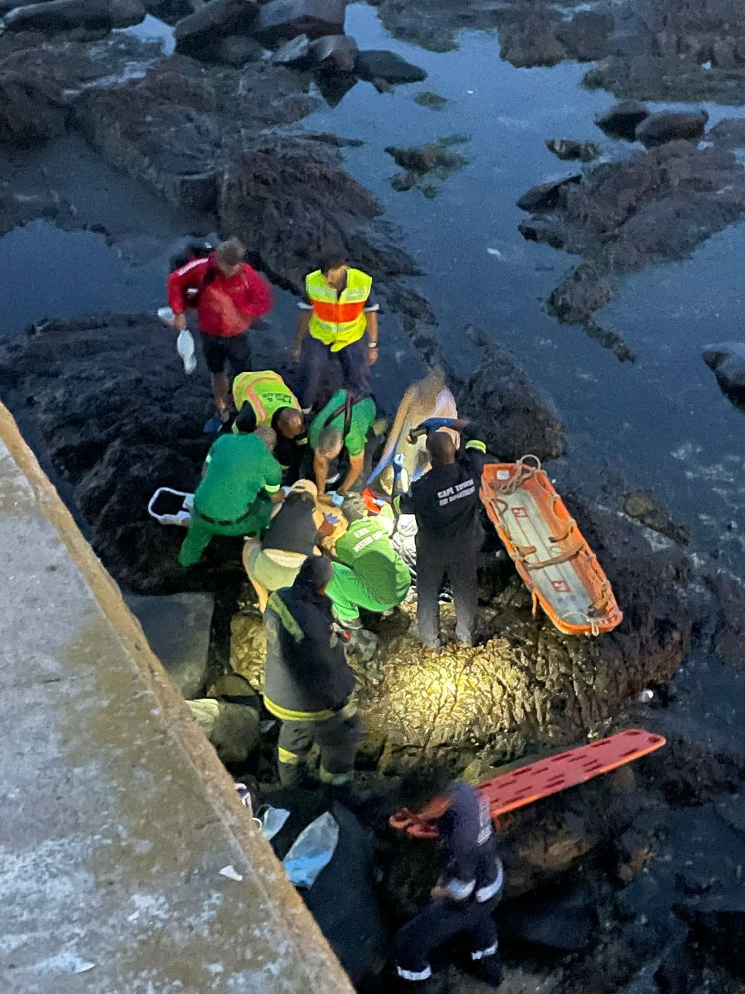 Fatal end to staff party as man drowns at Saunders' Rocks Beach