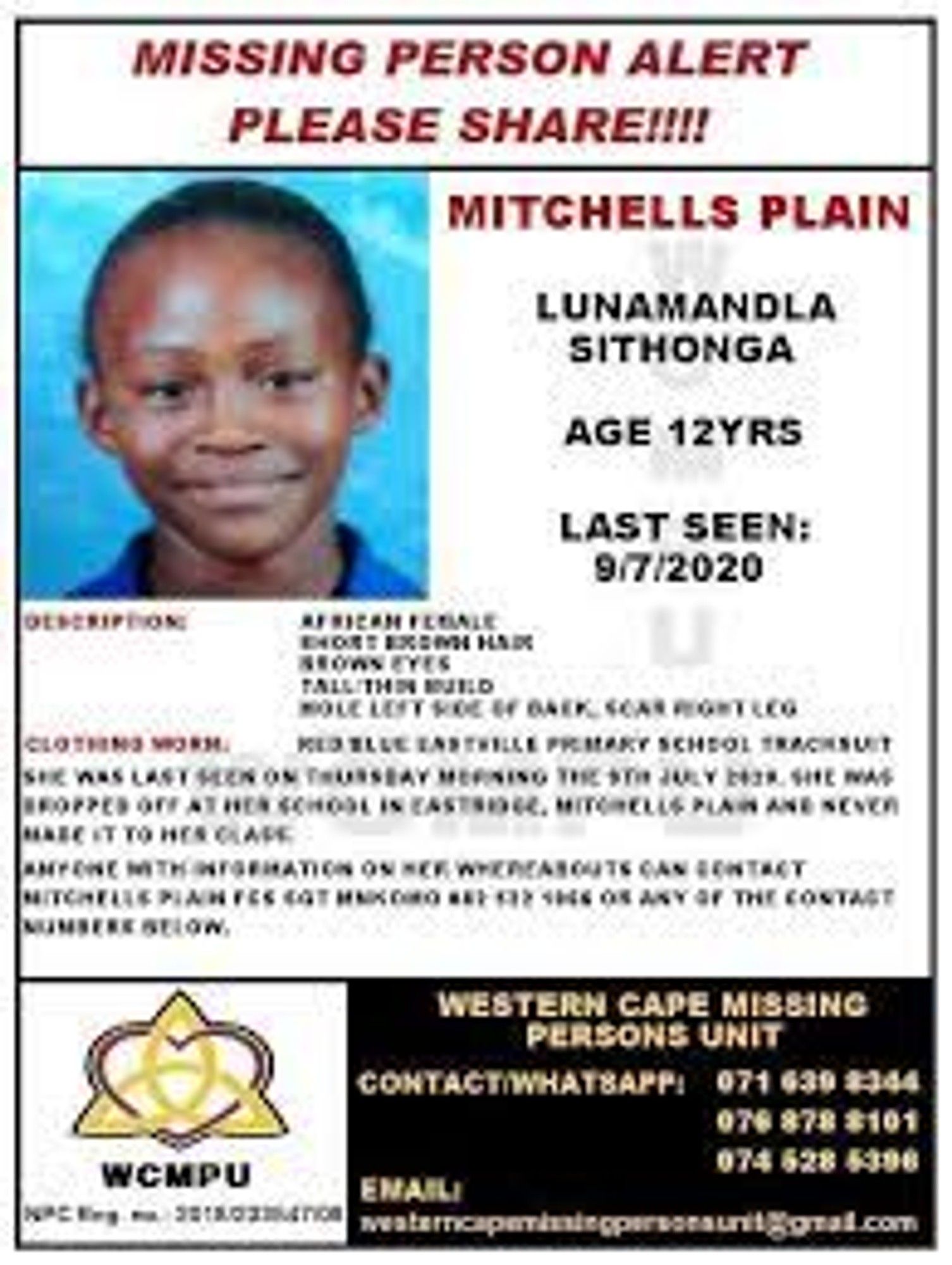 ‘Where there is hope, there is life’: Two year mystery of missing school girl