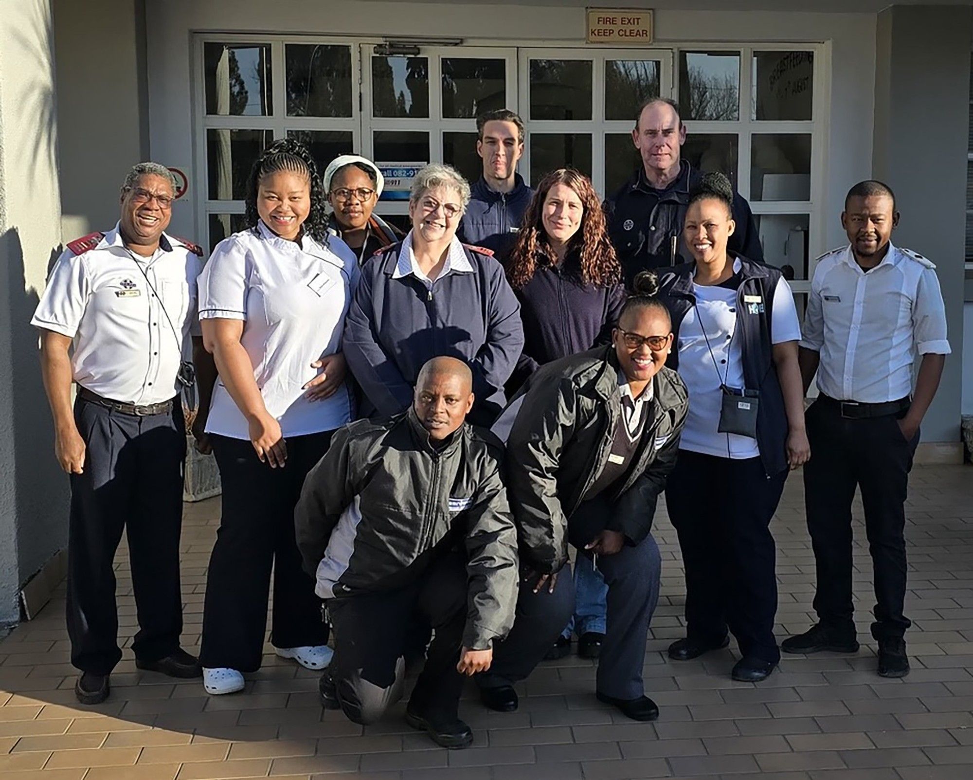 Women take the lead in hospital fire