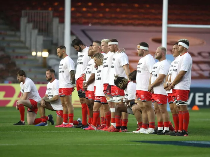 South African rugby players in England take stand against Black Lives ...