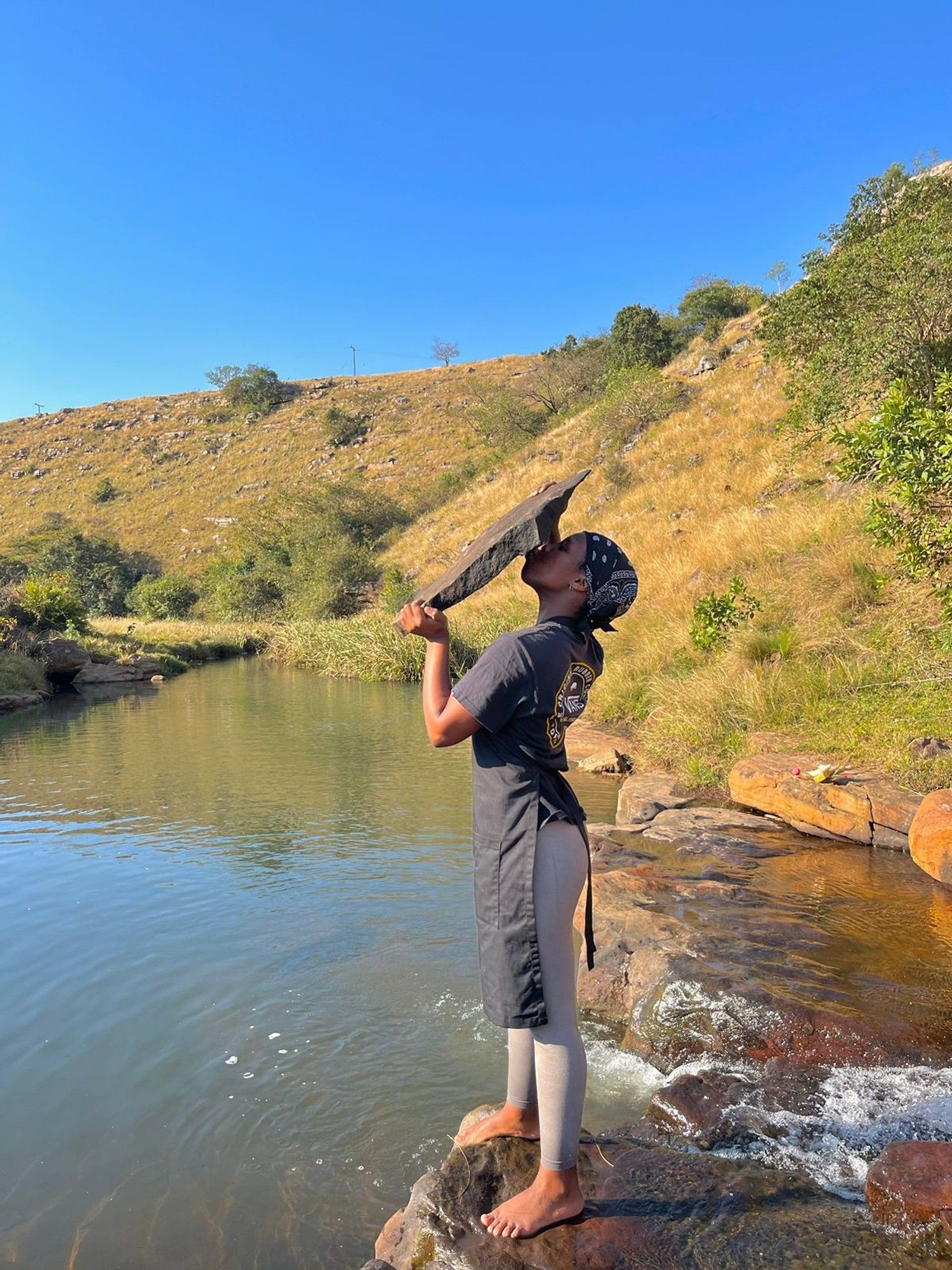 Meet Amanda Dube, the TikTok foodie who cooks meals by the river using ...